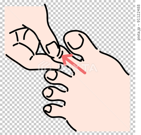 Stretching that pulls the toes to increase... - Stock Illustration ...