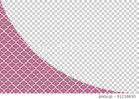 Frame material: Simple Hanabishi pattern - Stock Illustration [91238630 ...