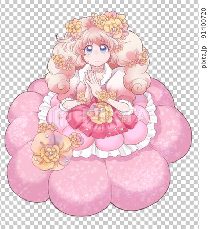 Flower princess 1 - Stock Illustration [91400720] - PIXTA