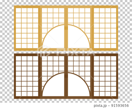 Shoji illustration - Stock Illustration [91593656] - PIXTA