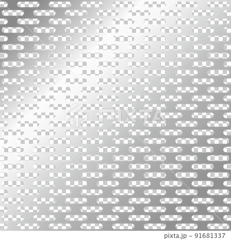 Punching metal texture silver - Stock Illustration [91681337] - PIXTA