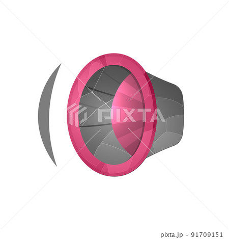 Sound volume button. Gaming elements isolated...のイラスト素材 [91709151] - PIXTA