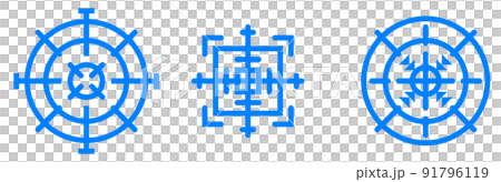 Illustration of aiming mark aiming at the target - Stock Illustration ...