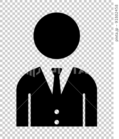 Suit person icon - Stock Illustration [91802458] - PIXTA
