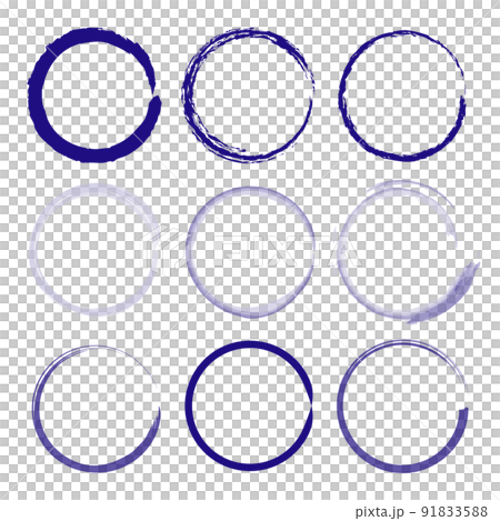 Maru Maru Icon Blue Material - Stock Illustration [91833588] - PIXTA