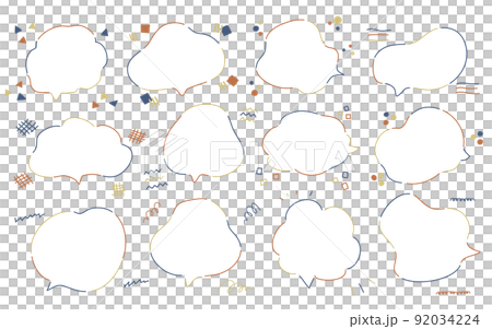 〘Vector〙 Rough balloon design / retro pop - Stock Illustration ...