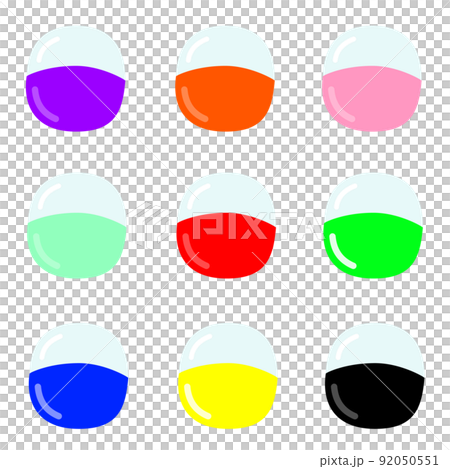 Gacha-gacha capsule set illustration - Stock Illustration [92050551 ...