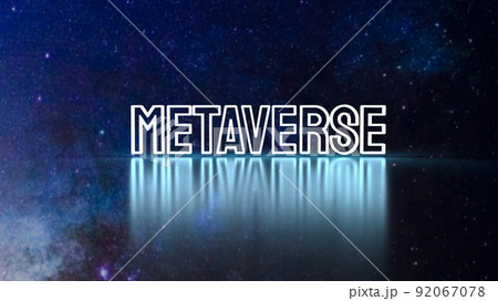 The metaverse grow in space for business or...のイラスト素材 [92067078] - PIXTA