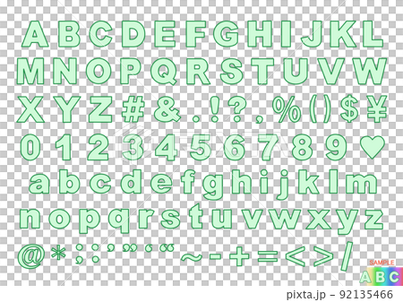 Transparent background pastel alphabet sample... - Stock Illustration ...