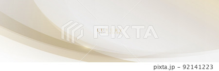 Abstract elegant cream shade banner background...のイラスト素材 [92141223] - PIXTA
