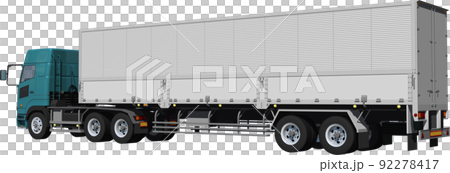 Large wing van cutout image illustration of 3... - Stock Illustration ...