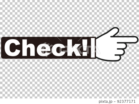 Check, important, important, finger,... - Stock Illustration [92377171 ...