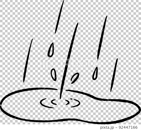 Rain Puddle Drawing