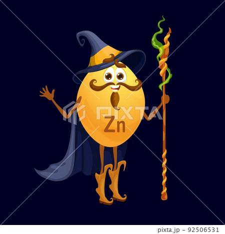 Cartoon happy zinc and zincum micronutrient...のイラスト素材 [92506531] - PIXTA