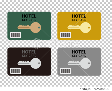 Hotel card key vector illustration - Stock Illustration [92508690] - PIXTA