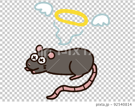 Dead rat character - Stock Illustration [92540814] - PIXTA