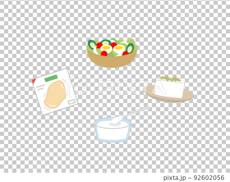 Carbohydrate restriction, low-calorie food,... - Stock Illustration ...