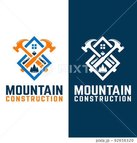 Mountain Construction Logo Design Templateのイラスト素材 [92656320] - PIXTA