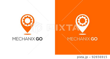Modern and professional mechanic go logo design 8のイラスト素材 [92656915] - PIXTA