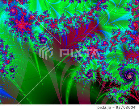 abstract bright multicolor linear pattern,...のイラスト素材 [92703604] - PIXTA