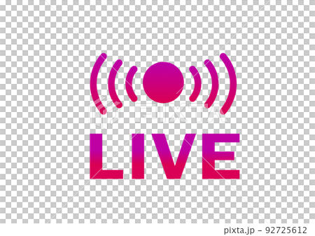 Simple illustration of live distribution Gradation - Stock Illustration ...