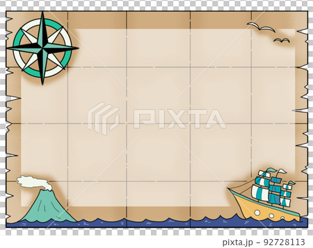Nautical chart background material with white... - Stock Illustration ...