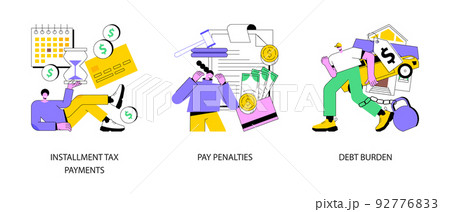 Financial responsibility abstract concept...のイラスト素材 [92776833] - PIXTA