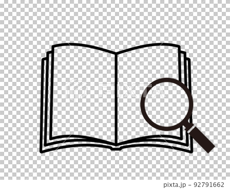 Vector illustration of a book Textbook... - Stock Illustration ...