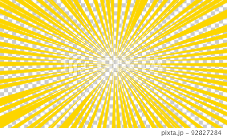 Vector illustration of a yellow concentrated line - Stock Illustration ...