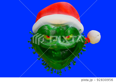 3d character of the covid-19 monsters face...のイラスト素材 [92830956] - PIXTA