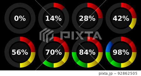 Abstract composition. Loading bar element icon....のイラスト素材 [92862505] - PIXTA