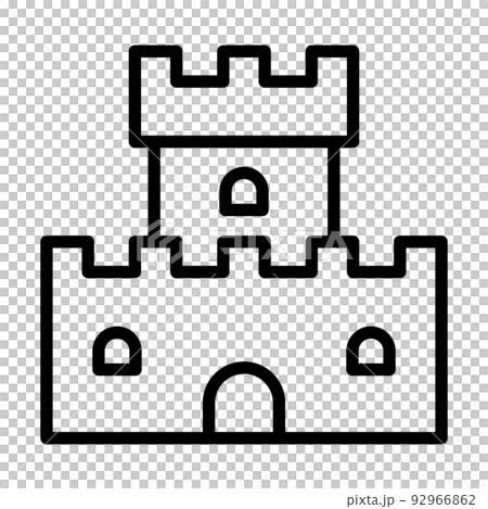 fort icon - Stock Illustration [92966862] - PIXTA