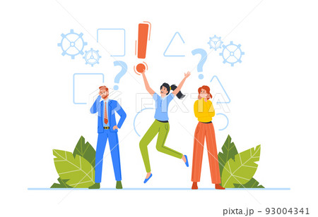 Critical Thinking, Searching Solution Business...のイラスト素材 [93004341] - PIXTA