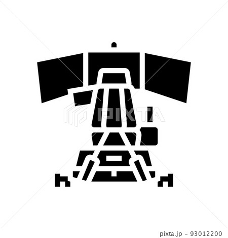 racing simulator cockpit glyph icon vector...のイラスト素材 [93012200] - PIXTA
