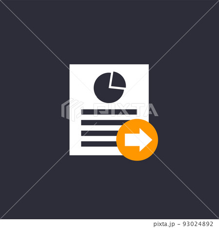 send report icon for webのイラスト素材 [93024892] - PIXTA