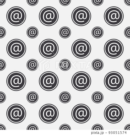 address in circle seamless patternのイラスト素材 [93051574] - PIXTA