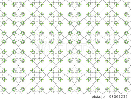 Small scale repeat pattern of green vinesのイラスト素材 [93061235] - PIXTA