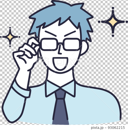 Doya face woman simple illustration - Stock Illustration [93062215] - PIXTA