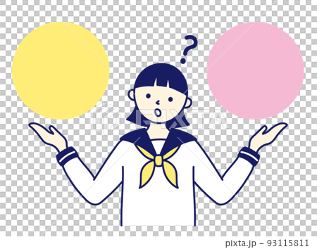 2 options Choose which illustration - Stock Illustration [93115811] - PIXTA
