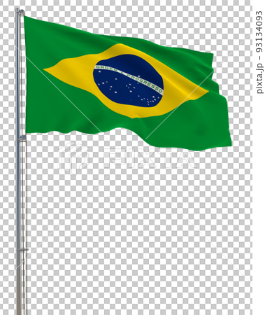 brazilian flag waving png