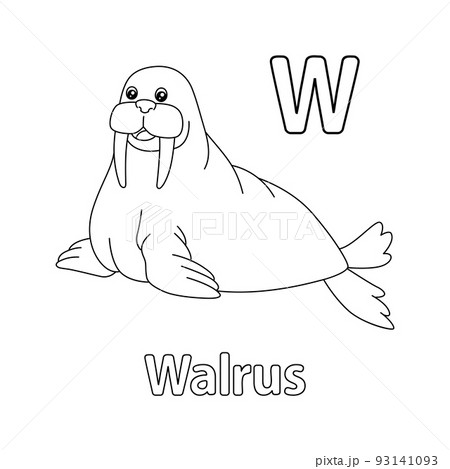 the singing walrus coloring pages