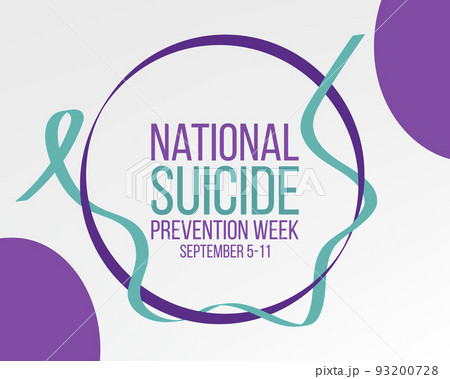 National suicide prevention week concept....のイラスト素材 [93200728] - PIXTA