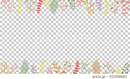 Leaf frame 3D - Stock Illustration [93209660] - PIXTA