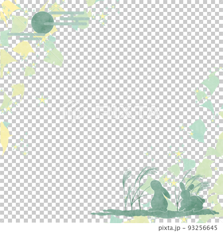 Autumn Midnight Rabbit (Square) - Stock Illustration [93256645] - PIXTA