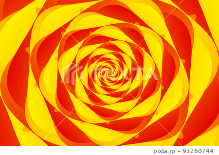 Abstract unusual spiral pattern of rounded...のイラスト素材 [93260744] - PIXTA