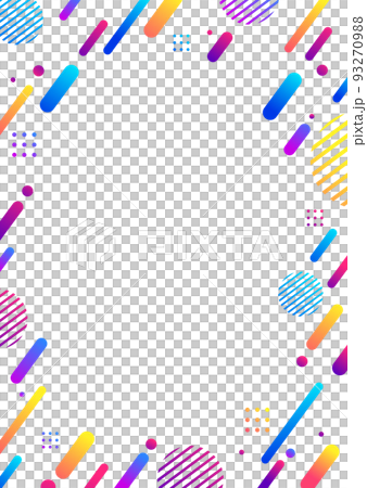 Colorful gradation geometric pattern background... - Stock Illustration ...