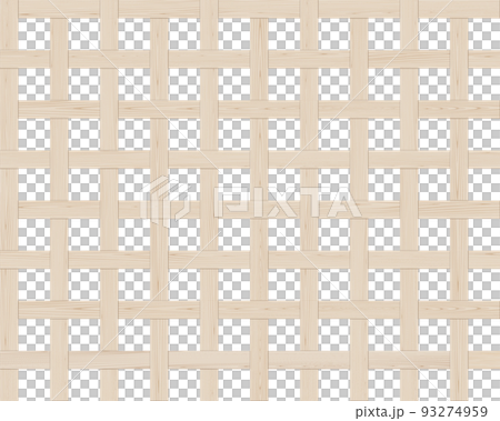Seamless pattern made of wooden grids that... - Stock Illustration ...