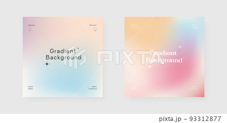 Abstract gradient background. Colorful...のイラスト素材 [93312877] - PIXTA