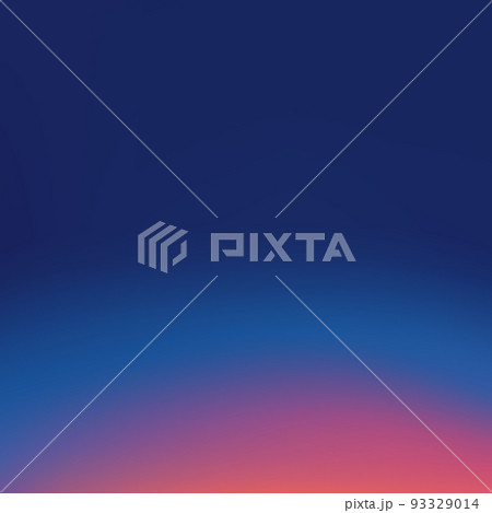Blue sunrise or sunset sky vector illustrationのイラスト素材 [93329014] - PIXTA