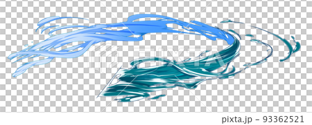 Water Slash D - Stock Illustration [93362521] - PIXTA